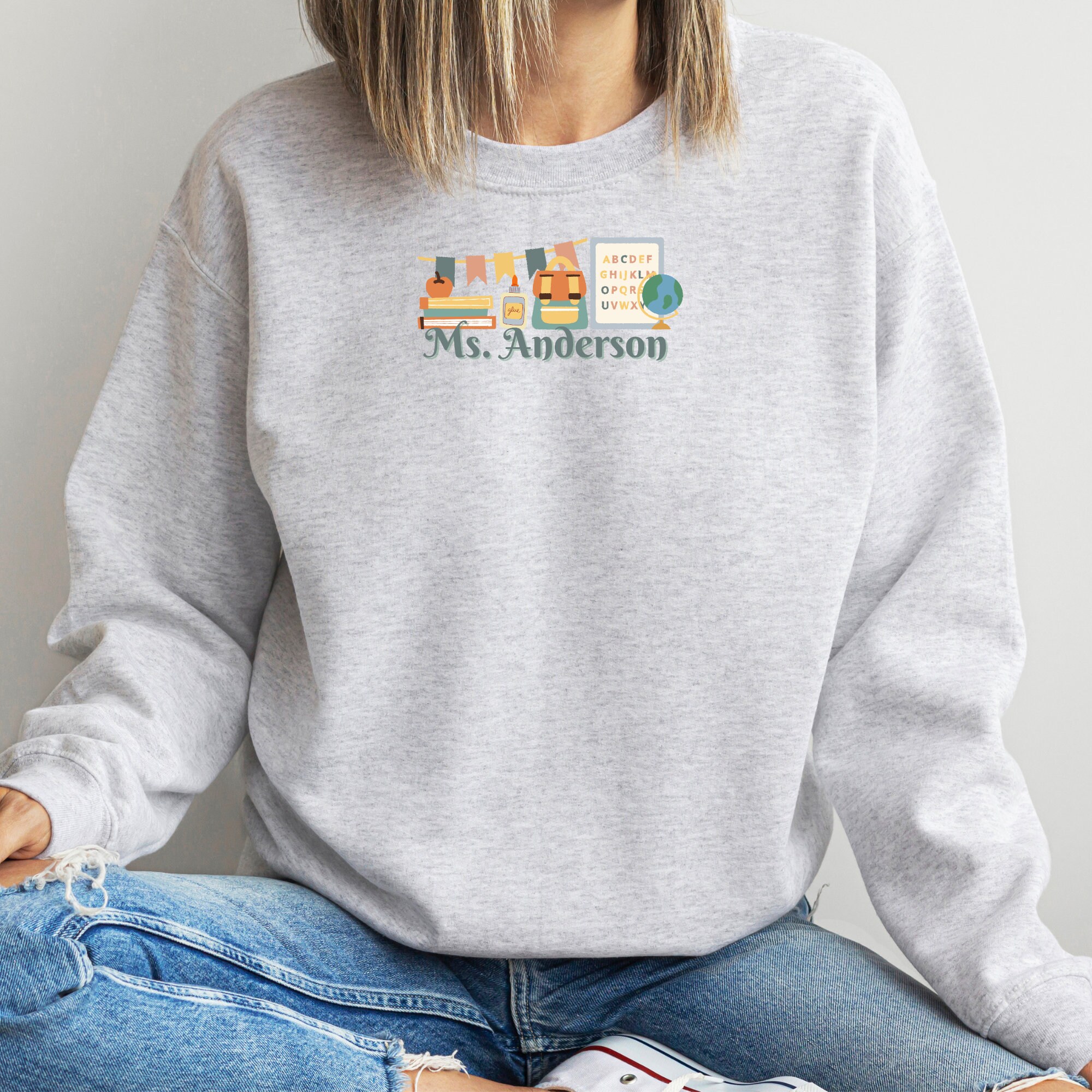 Canva Editable PNG- Teacher Name Tag - Etsy