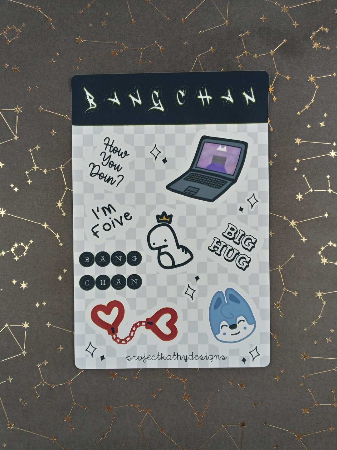 Best Leader Sticker Sheet 4x6 Matte Vinyl Stickers Kpop Boy Group ...