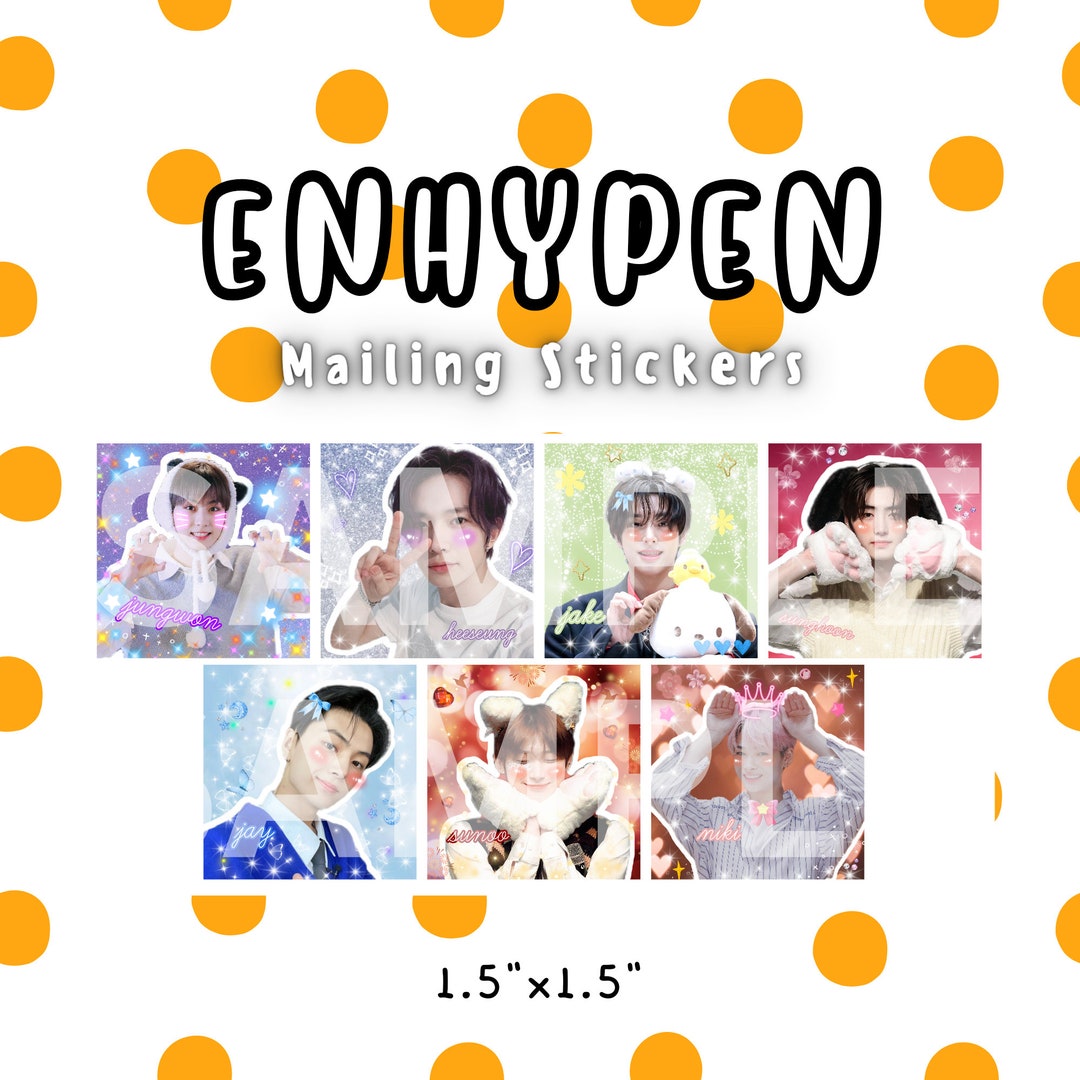 14 Pc Kpop Mailing Stickers | Kpop Mailing Stickers for Trading Selling ...