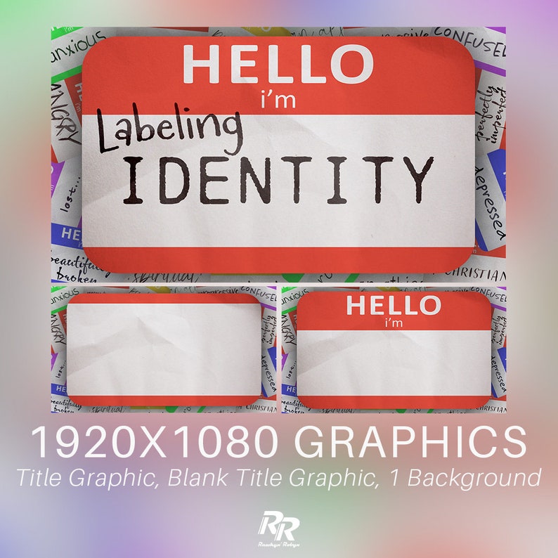 Labeling Identity Sermon Graphics Bundle, Identity Focused Series ...
