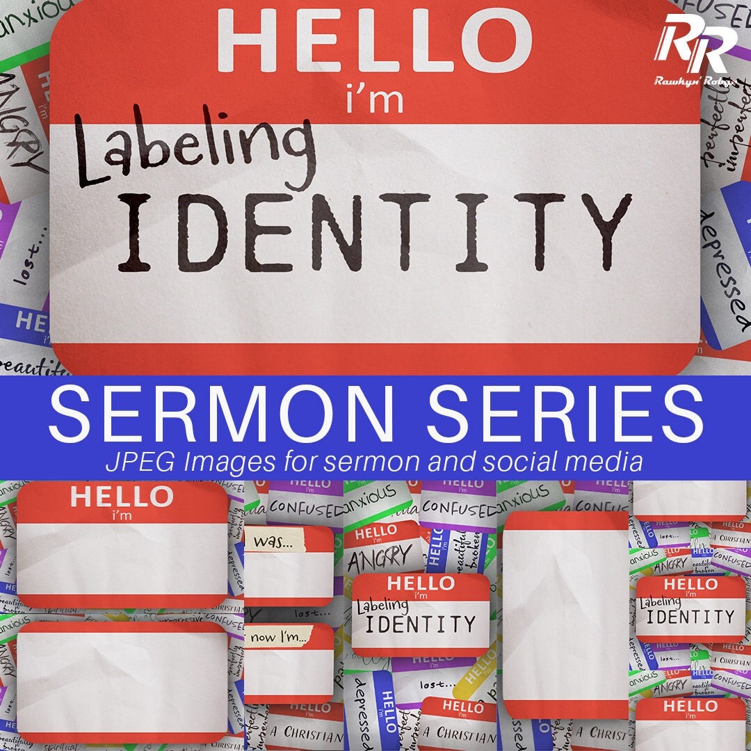 Labeling Identity Sermon Graphics Bundle, Identity Focused Series ...