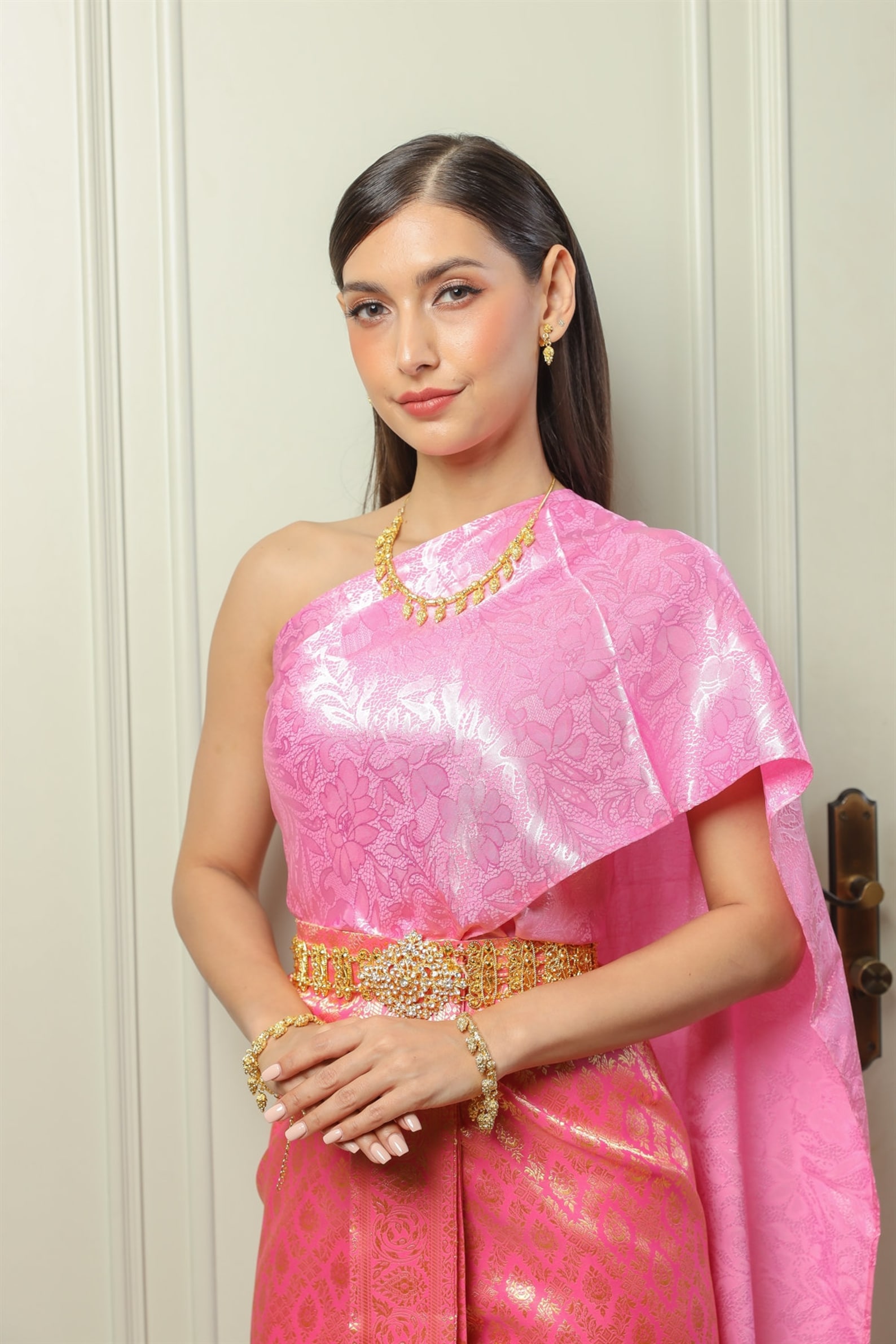 Pink Thai Dress: Sabai & Sinh Outfit - Etsy