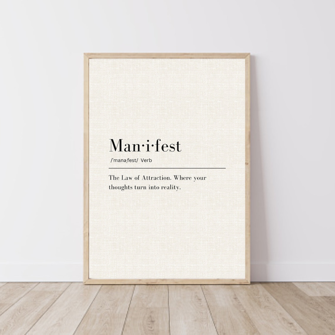 MANIFEST Definition, Poster, Definition Poster, Manifesting ...