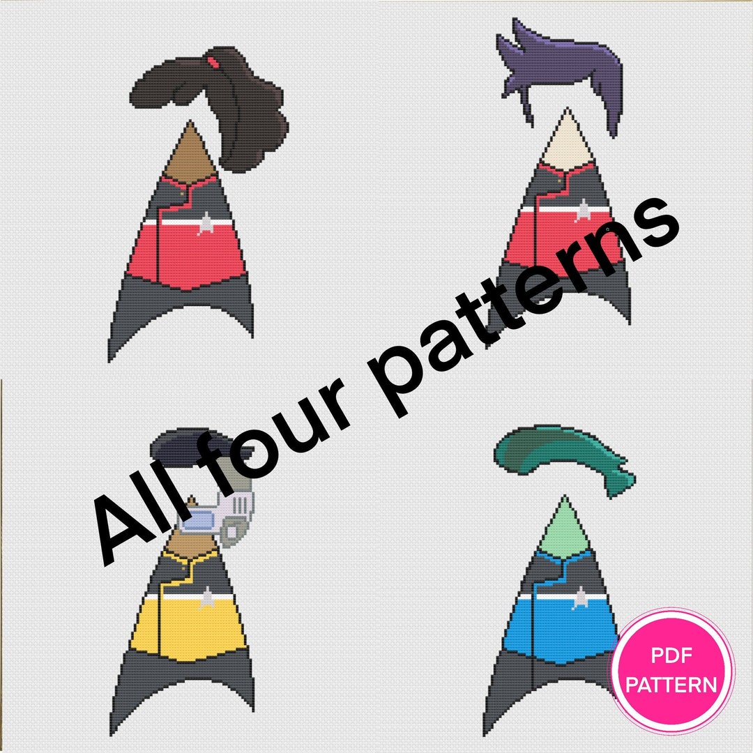 Crew Cross Stitch Pattern | Digital Art Cross Stitch | Counted Cross ...