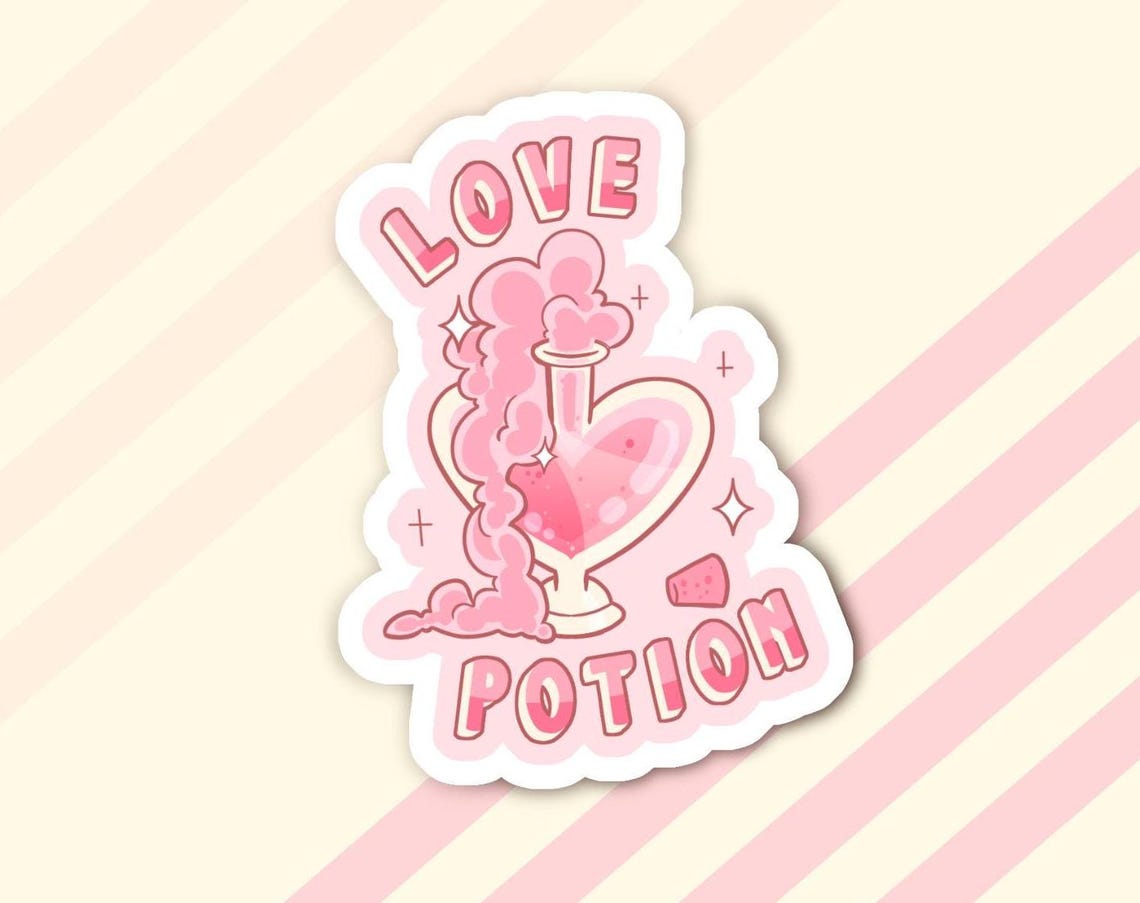 Matte Sticker - Heart - Kei - Love - Lovecore - Decal - Kawaii - Cute ...