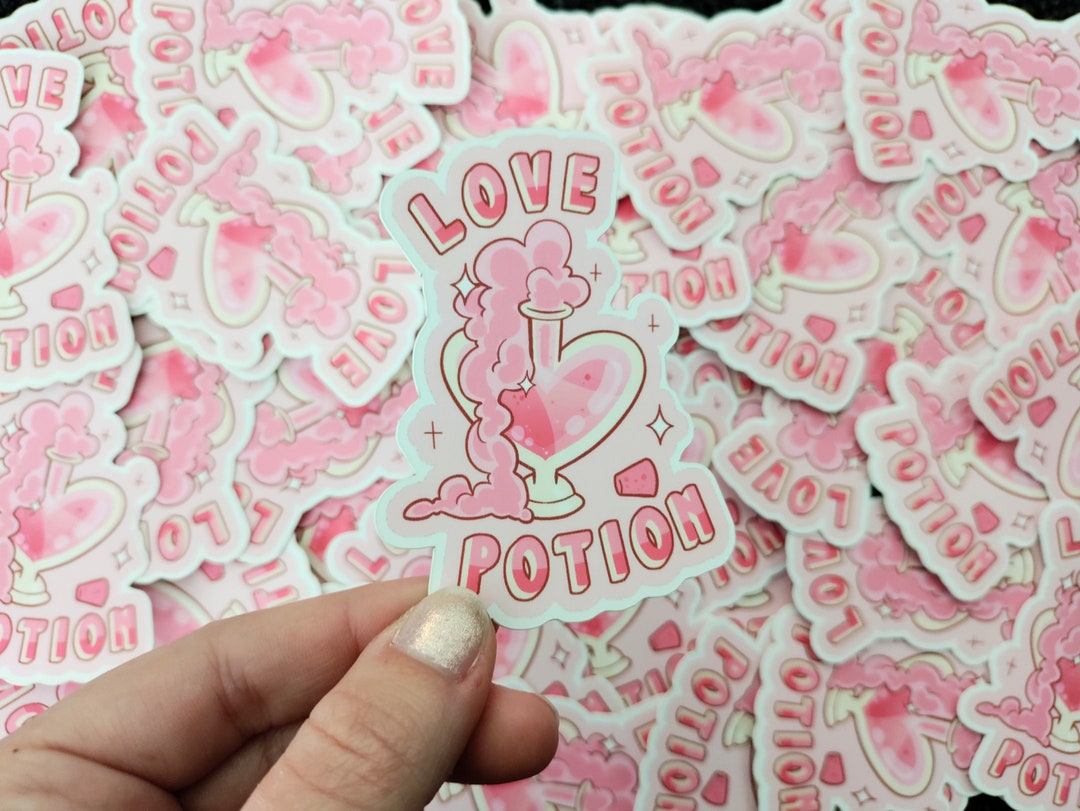 Matte Sticker Heart Kei Love Lovecore Decal Kawaii Cute Vinyl ...