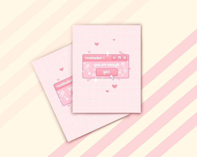 MINI 4" X 6 Print - Computer Pop up - Dreamy - You Matter - System ...