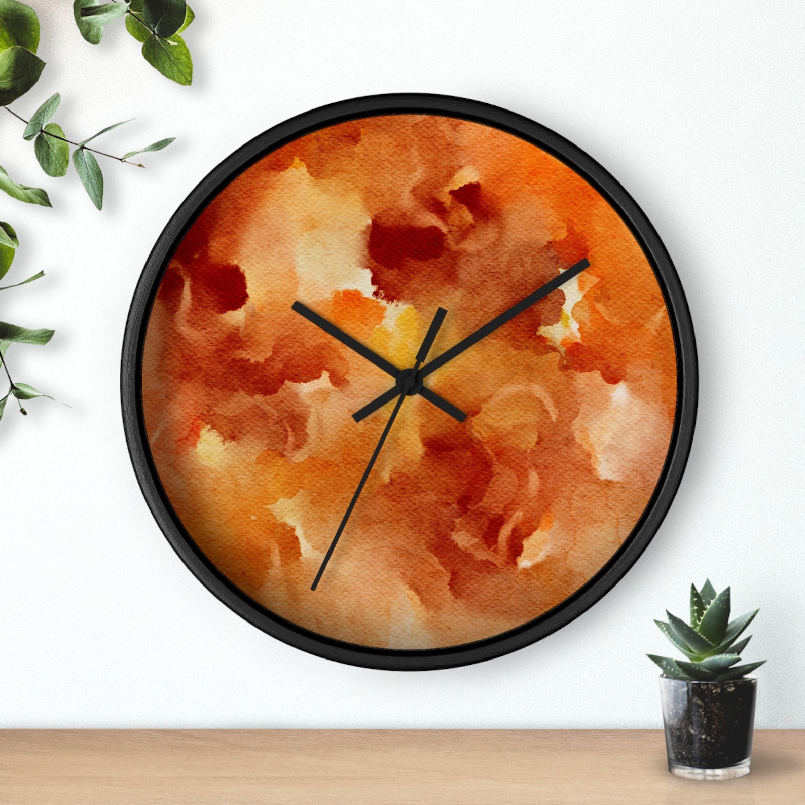 Sun Wall Clock, Solar System, Zodiac Signs, Star Signs, Watercolor ...