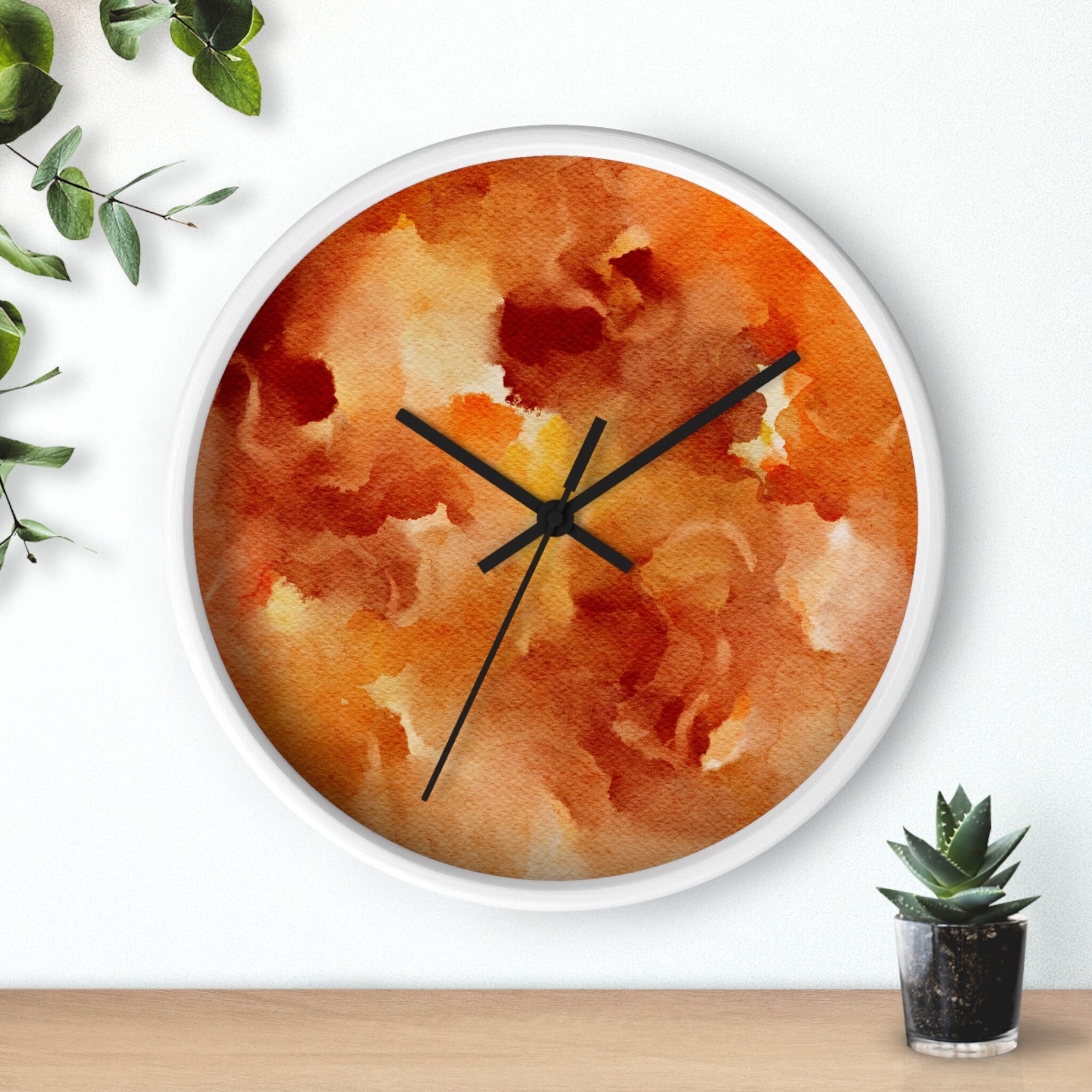 Sun Wall Clock, Solar System, Zodiac Signs, Star Signs, Watercolor ...