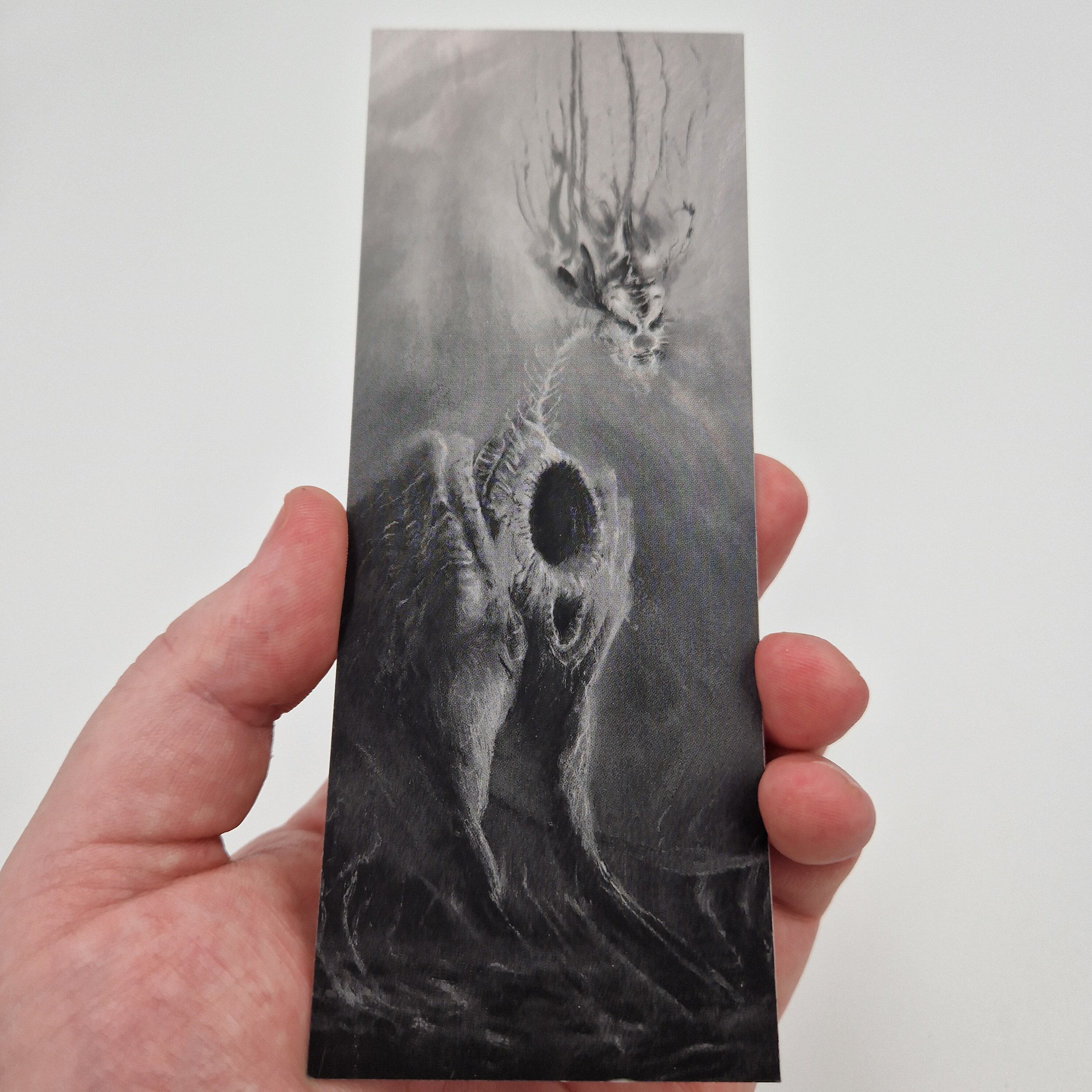 Dark Surrealist Bookmark, Horror Bookmarks, giraffe 2-sided Illustrated ...