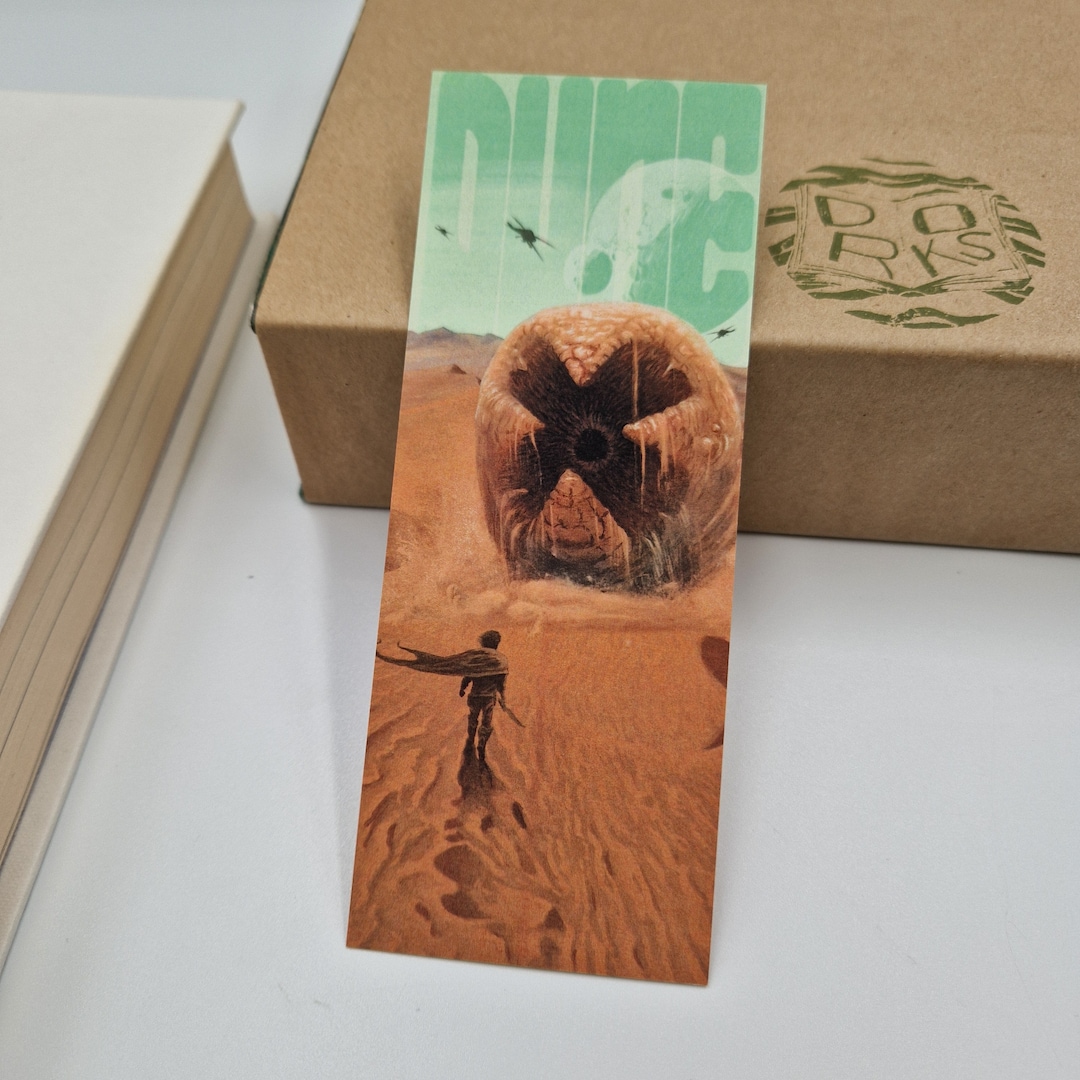 Dune Bookmark, Fantasy Merch, Frank Herbert Bookmarks, Illustrated, 2 ...