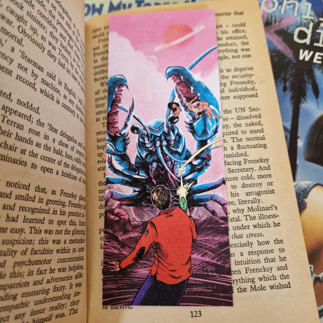 Sci-fi Bookmark Raypunk Bookmarks attack of the Giant - Etsy