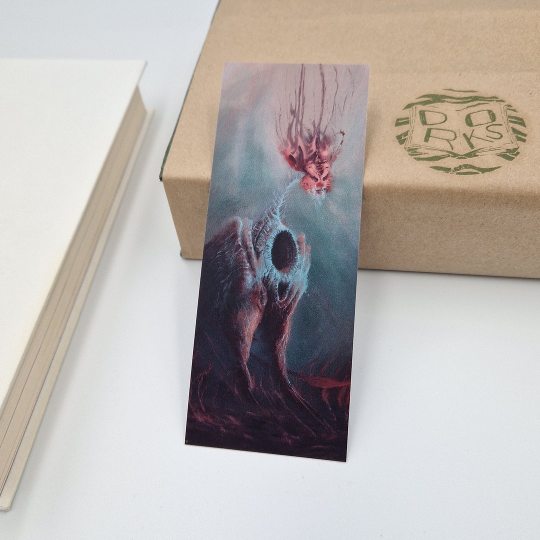 Dark Surrealist Bookmark, Horror Bookmarks, "giraffe" 2-sided ...