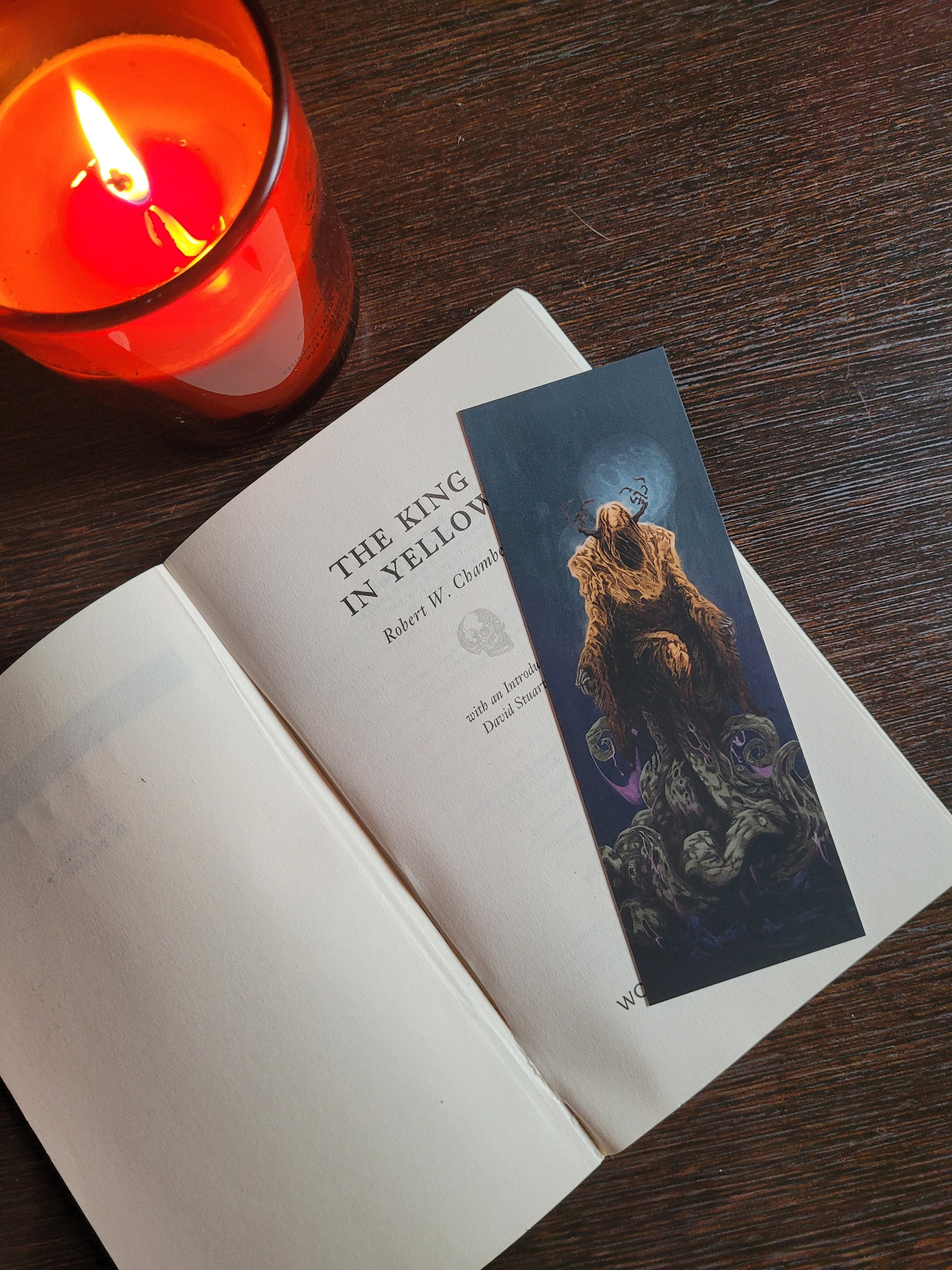 Lovecraft Bookmark, Horror Bookmarks, the King in Yellow 2-sided ...
