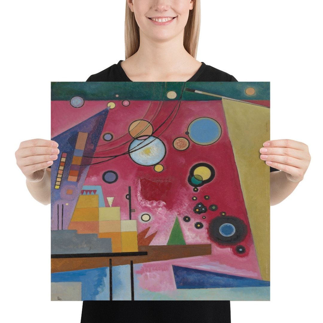 Heavy Red1924 Wassily-kandinsky-poster-unique-abstract-wall Art ...