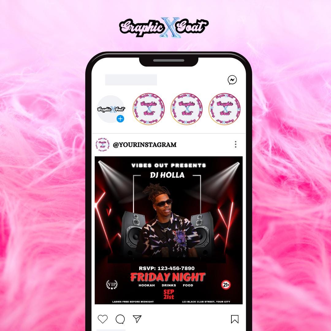 Club Flyer Template, Event Flyer, Party Flyer, DJ Party Invite ...