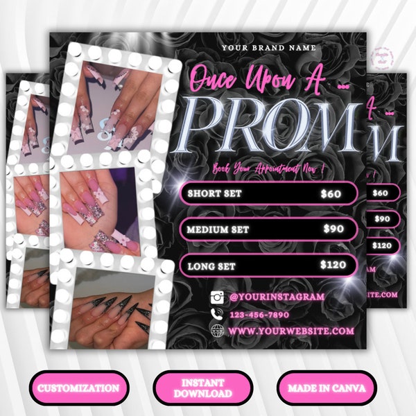 Prom Nails - Etsy