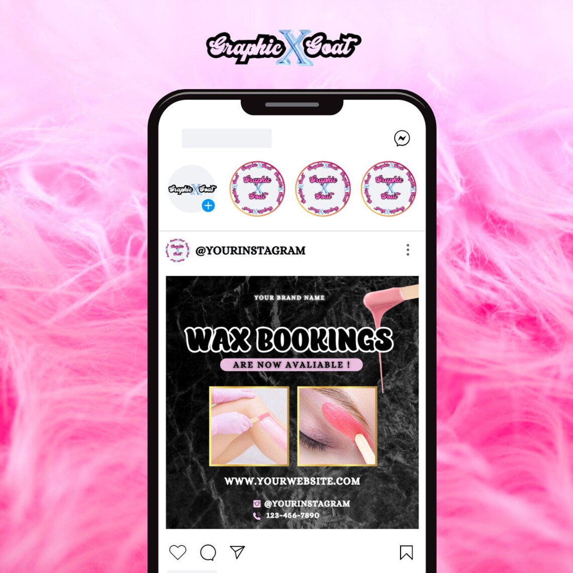 4 Wax Flyer Templates, Wax Booking, Body Wax Booking Flyer, Spa Wax ...