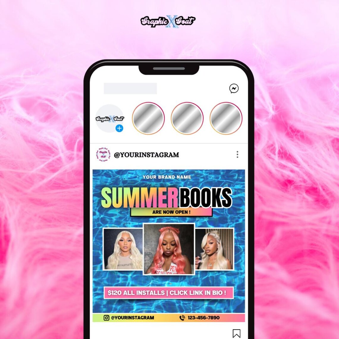 Summer Books Open Flyer, Summer Booking Flyer Template, Summer Deals ...