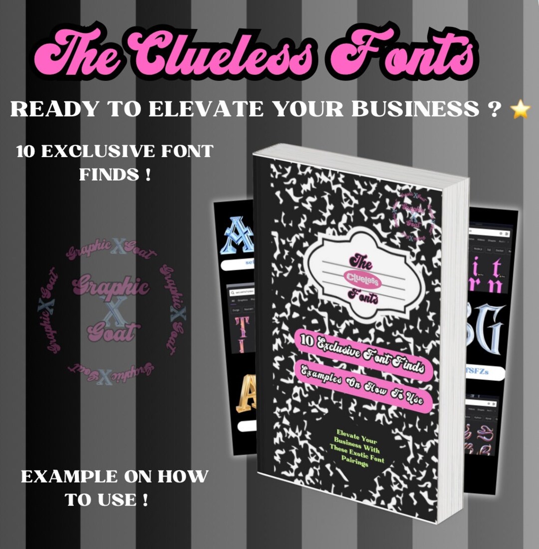 Hidden Canva Font Book Guide - Etsy