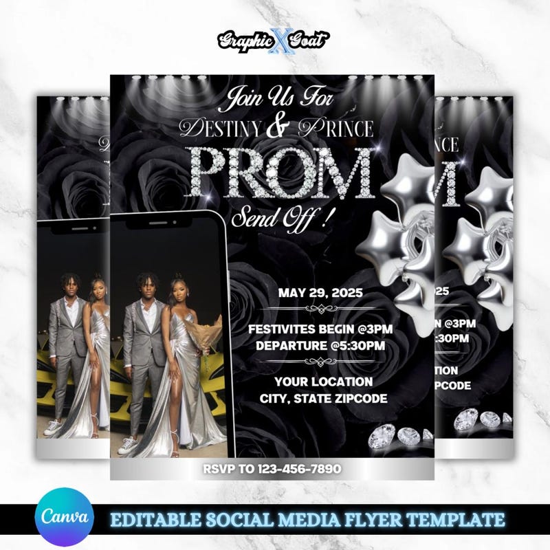Prom Send off Invitation - Etsy