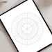 Feeling Wheel Template *blank* - 6 Primary Emotions - Etsy