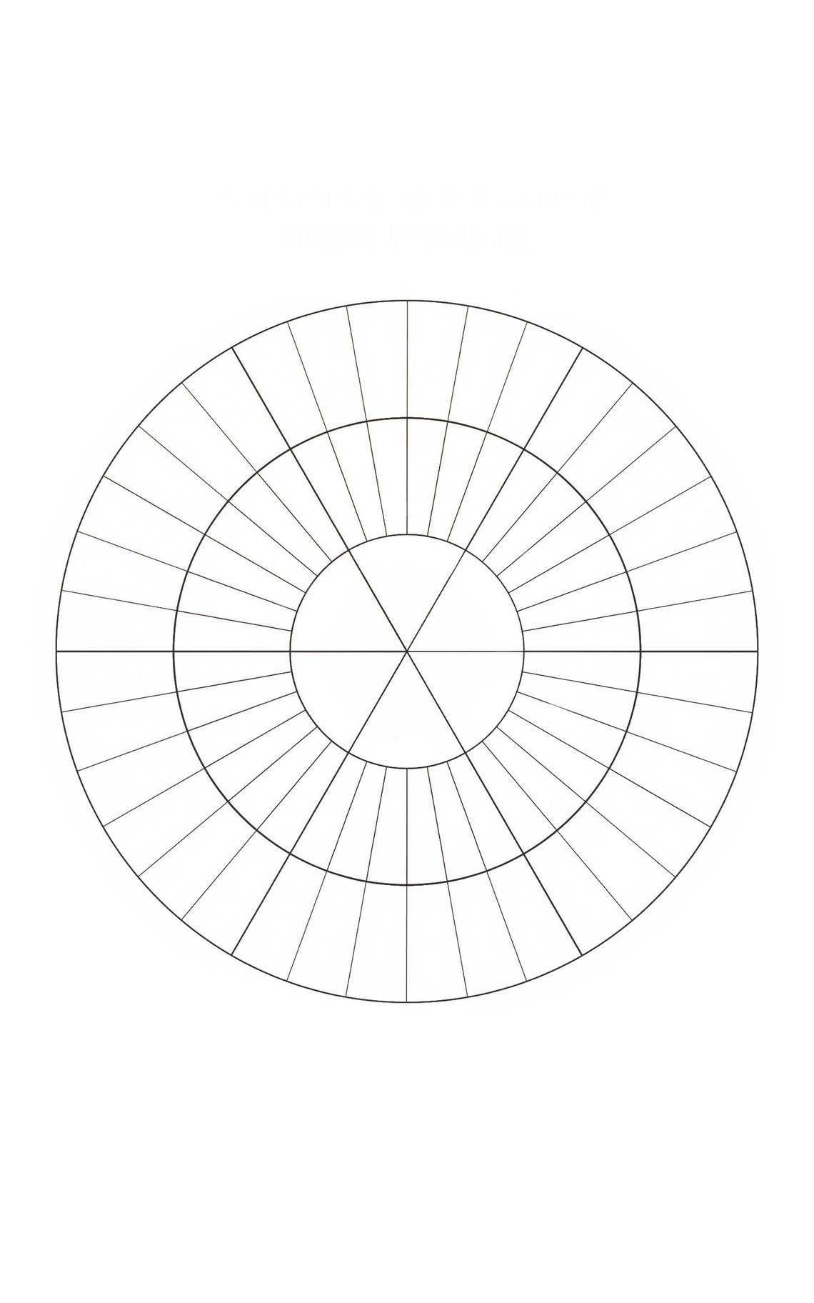 Feeling Wheel Template *blank* - 6 Primary Emotions - Etsy