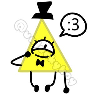 Bill Cipher Gravity Falls Keychain Billford Bipper Ford Stan Pines ...