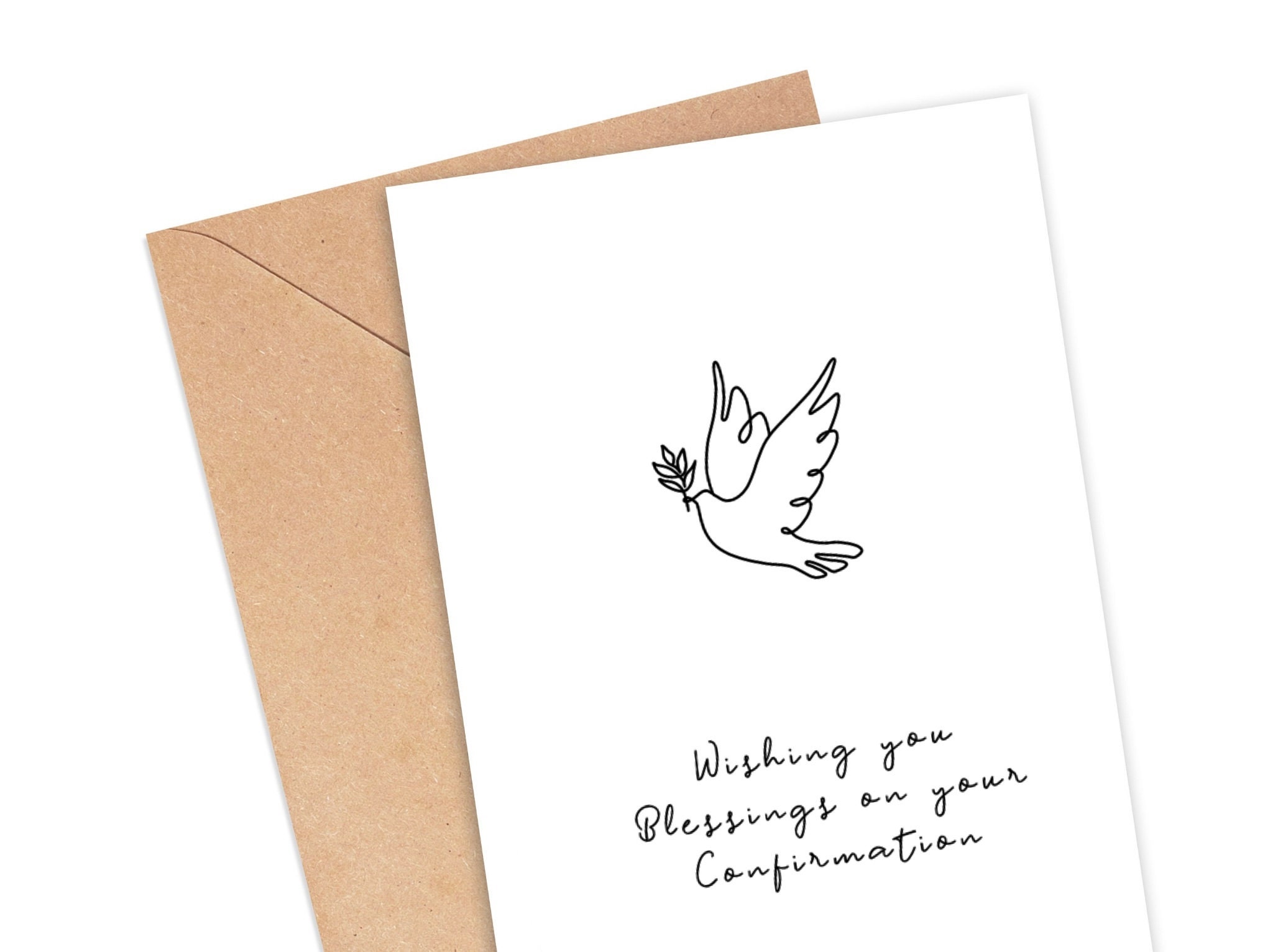 Printable Confirmation Card | Digital Prayer Cards | Religious Lutheran ...