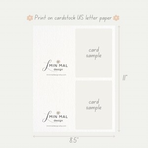 Printable Valentine Greeting Card, Vday Card, Boho Blank Card, Digital ...