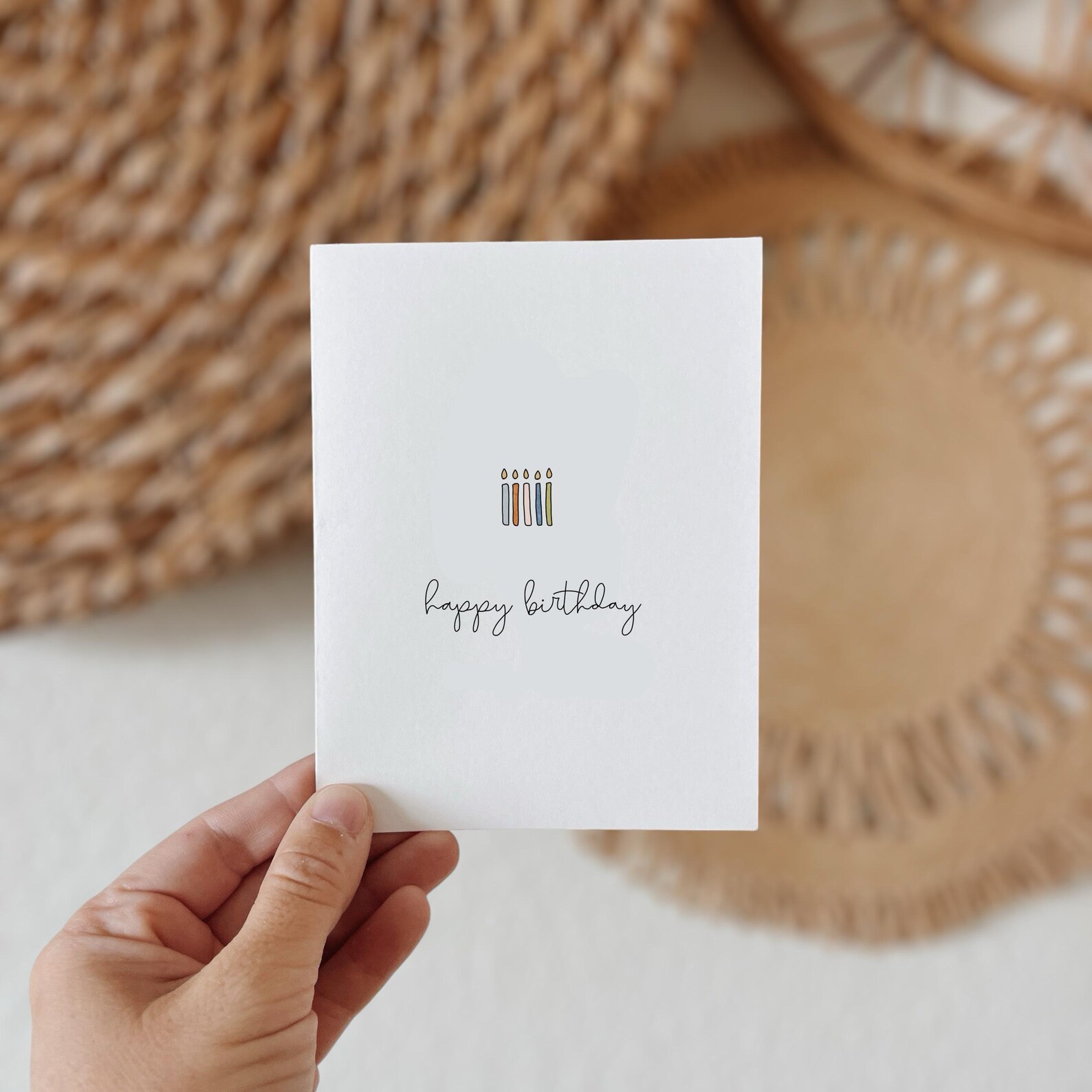 Minimalist Birthday Cards Variety Pack, Printable Greeting Card, Happy ...