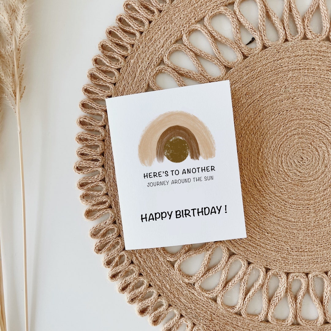 Printable Birthday Card | Digital Happy Birthday Card for Her | Cute ...