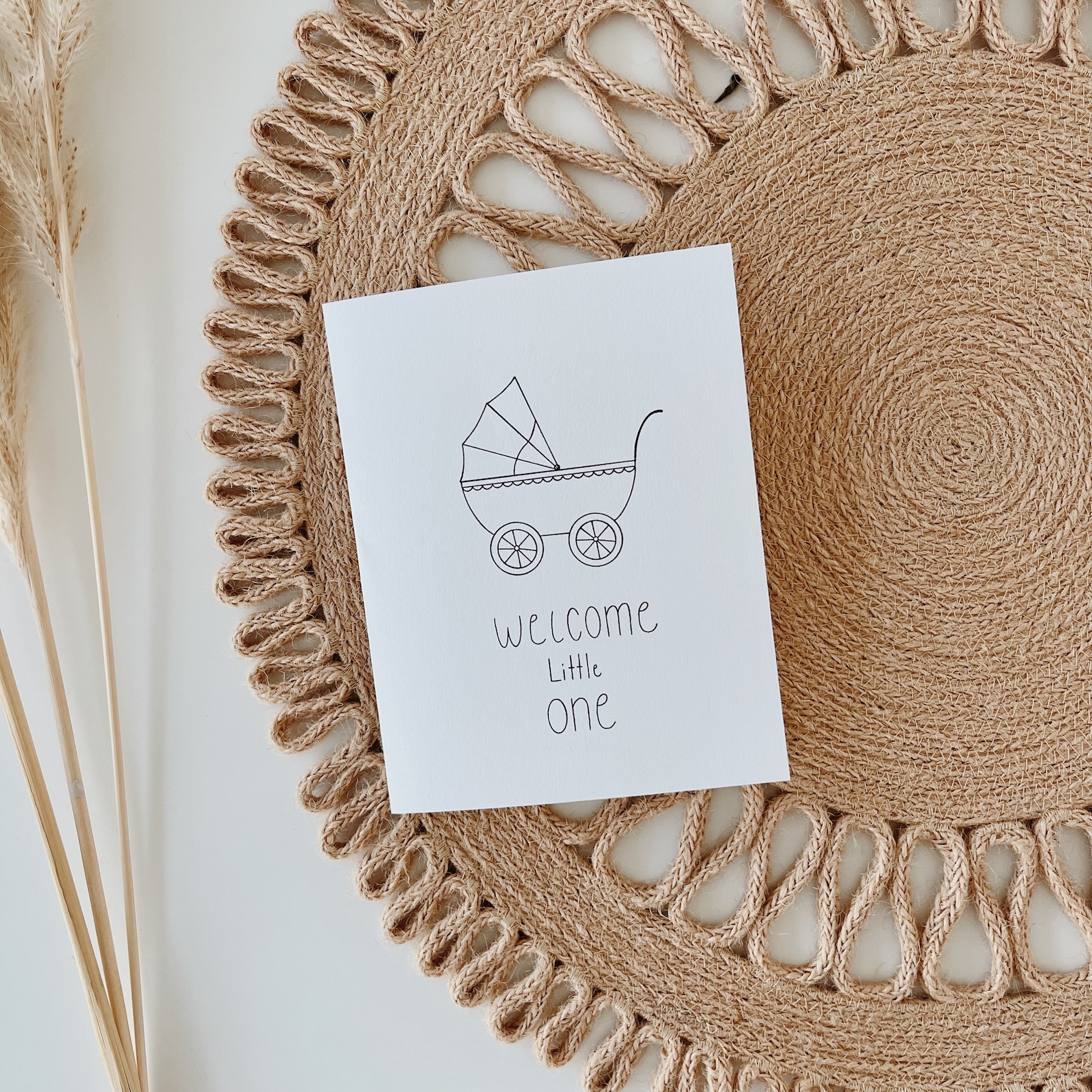 Printable Baby Shower Card | Welcome Baby Card | New Baby Card ...