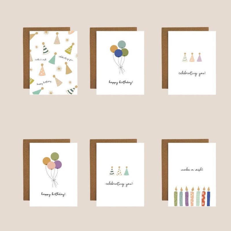 Card Variety Pack - Etsy
