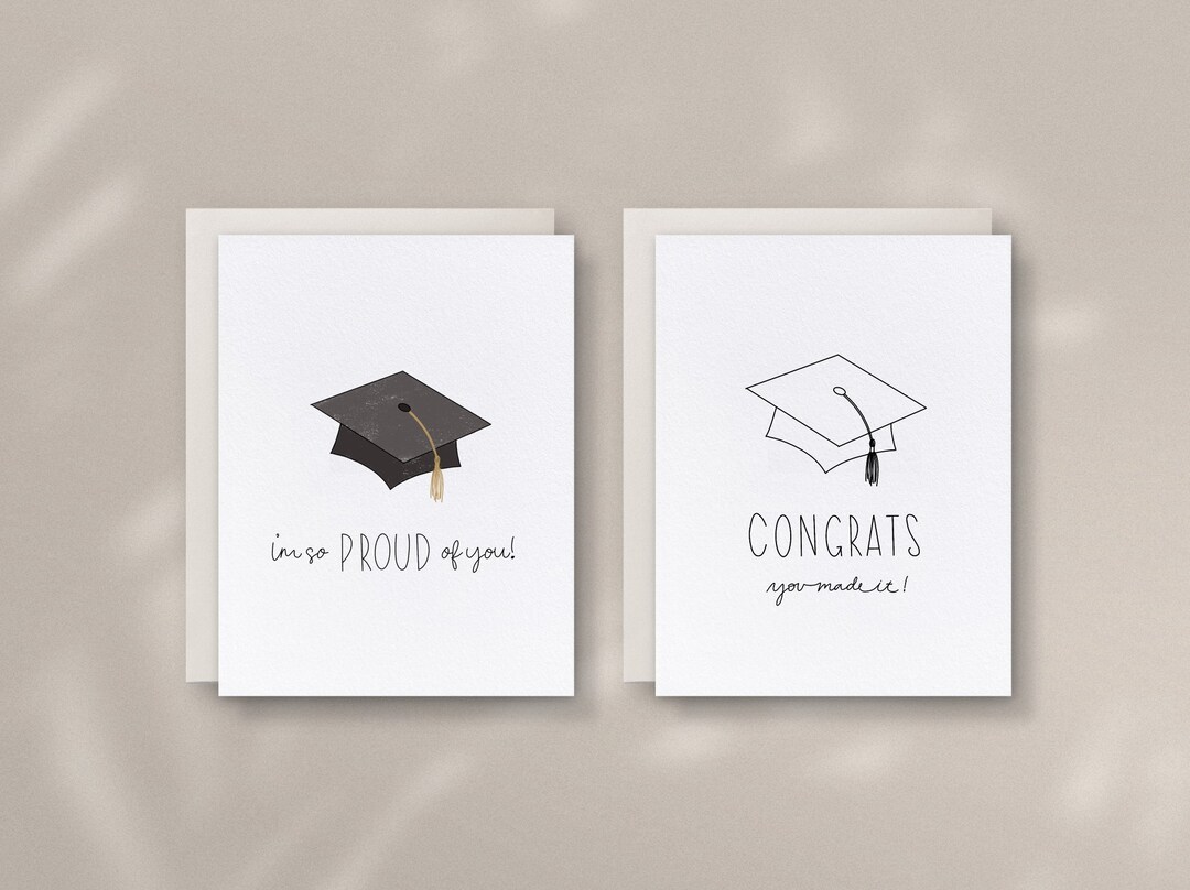 Printable Graduation Greeting Cards | Congrats You Made It Card ...