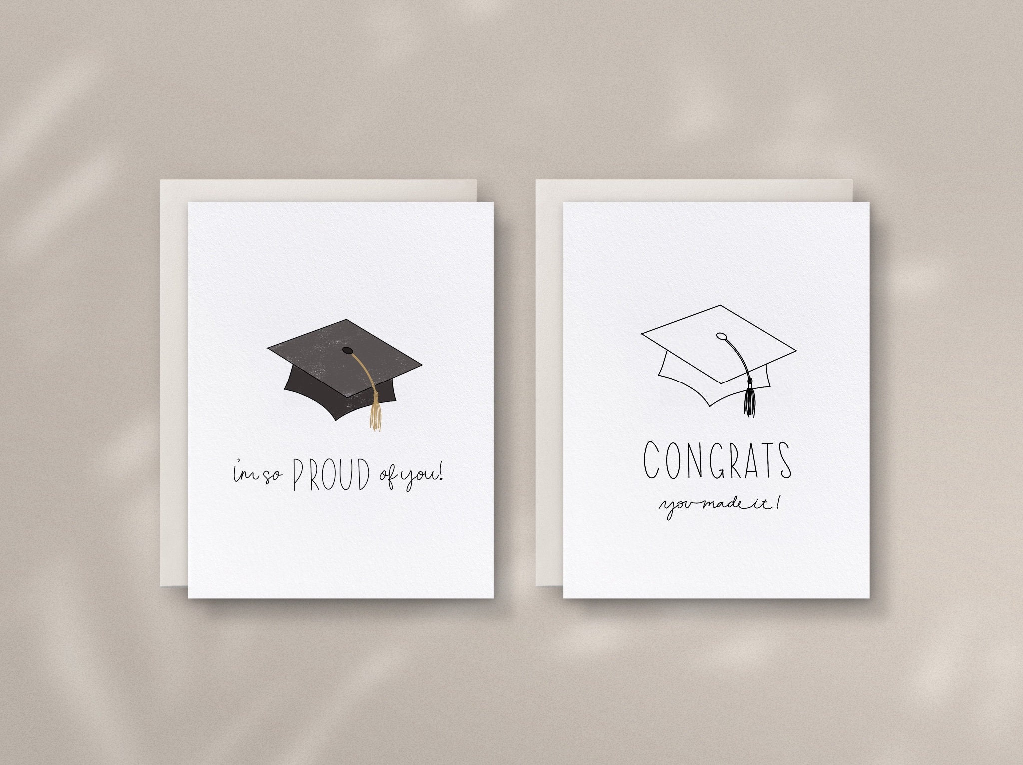 Printable Graduation Greeting Cards | Congrats You Made It Card ...