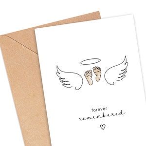 Forever Remembered Printable Card | Digital Loss of Baby | Sympathy ...