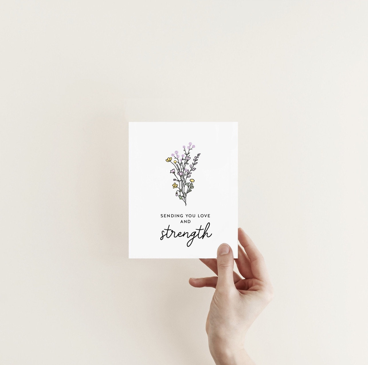 Printable Encouragement Greeting Card | Digital Sympathy Card ...