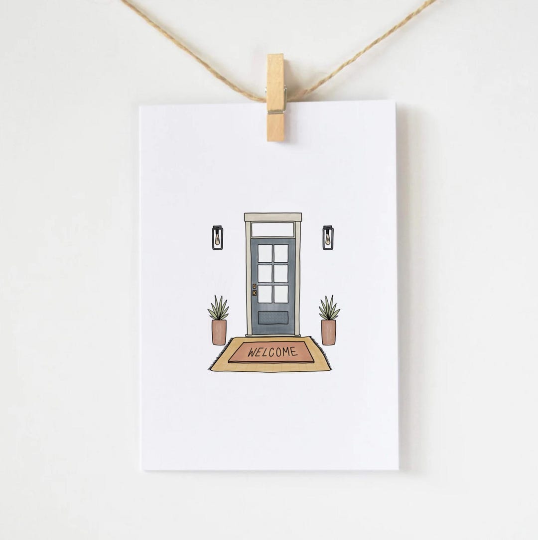 Printable Welcome Home Greeting Card | Digital Housewarming Card | Card ...