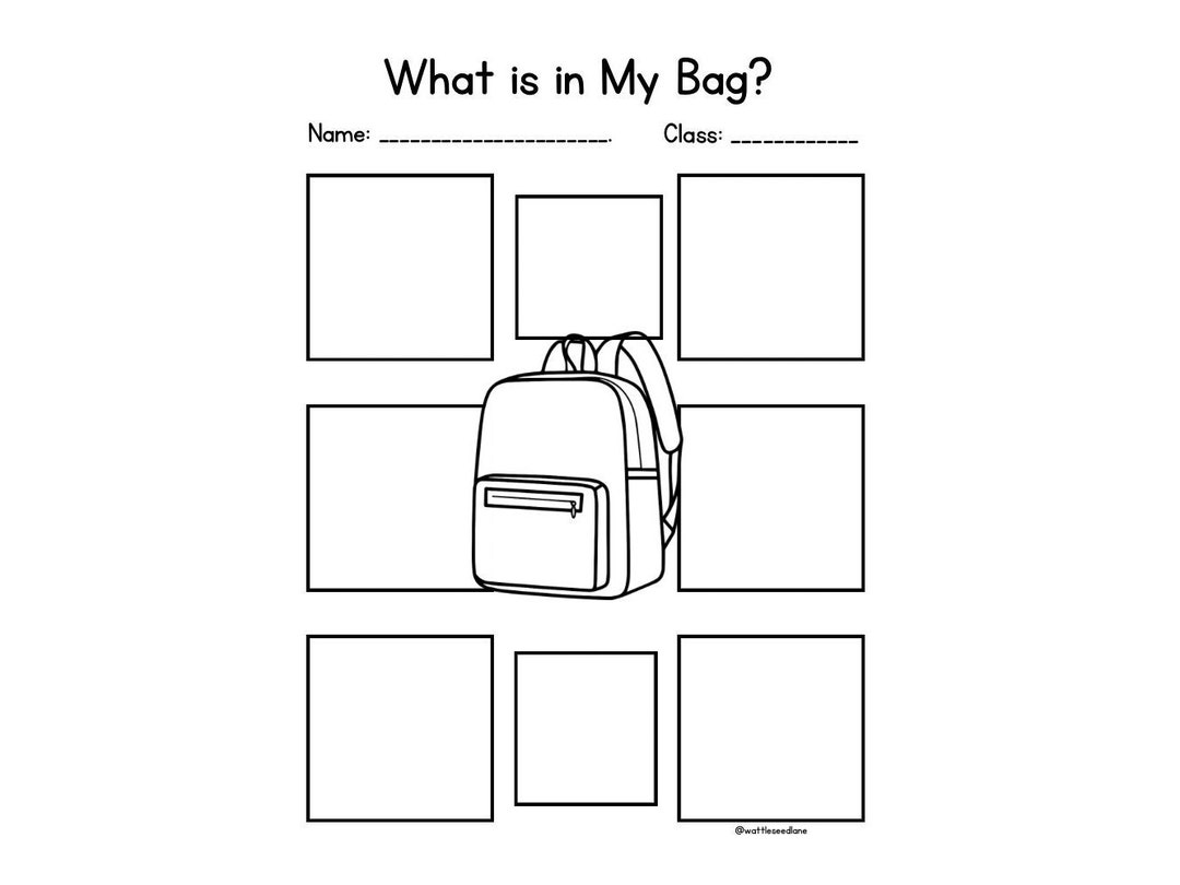 2 PRINTABLE Back to School Colour-in Worksheets for Early Learners! - Etsy