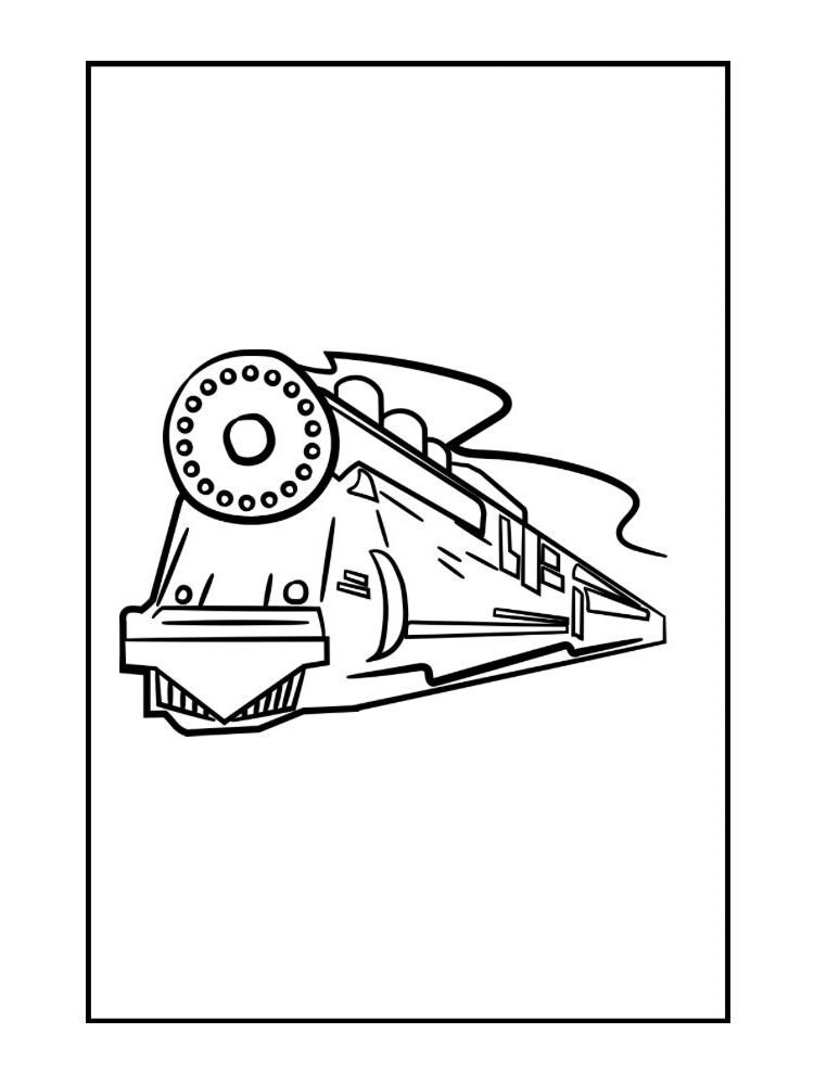 PRINTABLE TRAINS Colouring Bundle! 20 Pages of Easy to Colour Trains ...