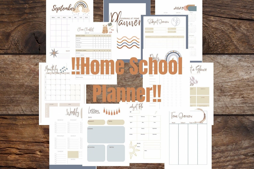 SIMPLE HOMESCHOOL PLANNER! Printable, Easy to Use Organisation for ...