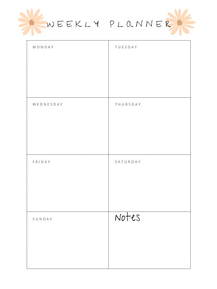 TEACHER PLANNER! Printable and Undated Boho Themed Simple Teacher ...