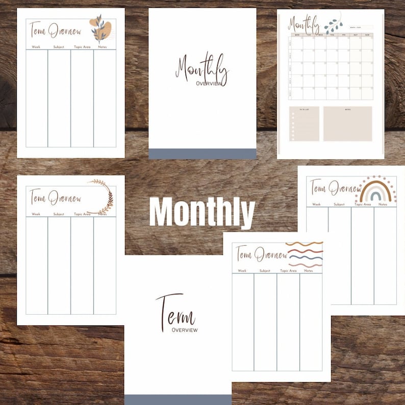 SIMPLE HOMESCHOOL PLANNER! Printable, Easy to Use Organisation for ...
