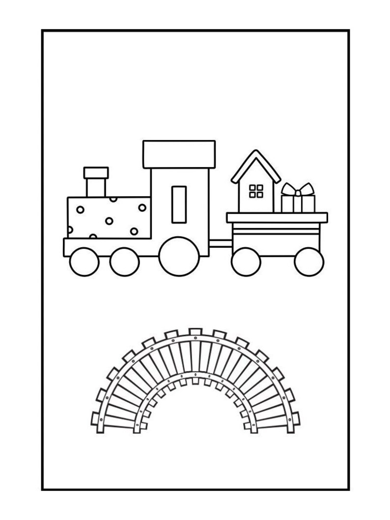 PRINTABLE TRAINS Colouring Bundle! 20 Pages of Easy to Colour Trains ...