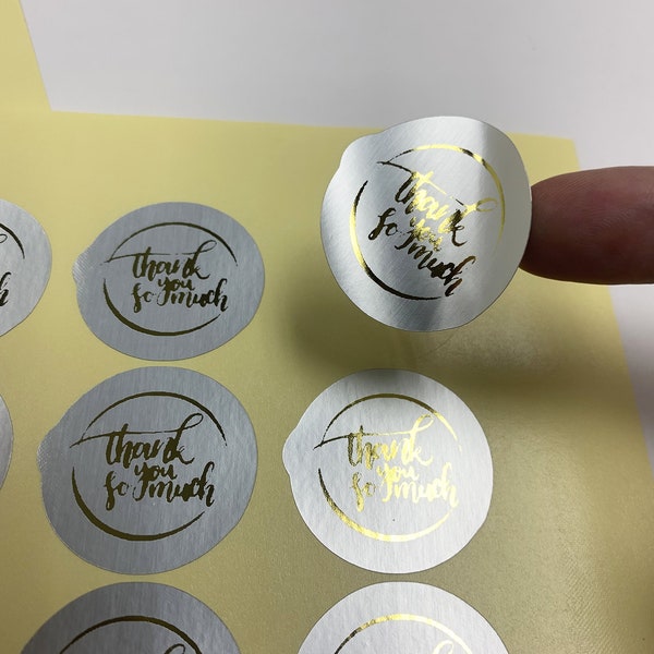 Silver Stickers - Etsy