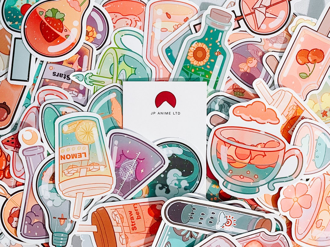 10 Random Bottle Glass Drink Sticker Bomb Pack! Waterproof Reusable ...