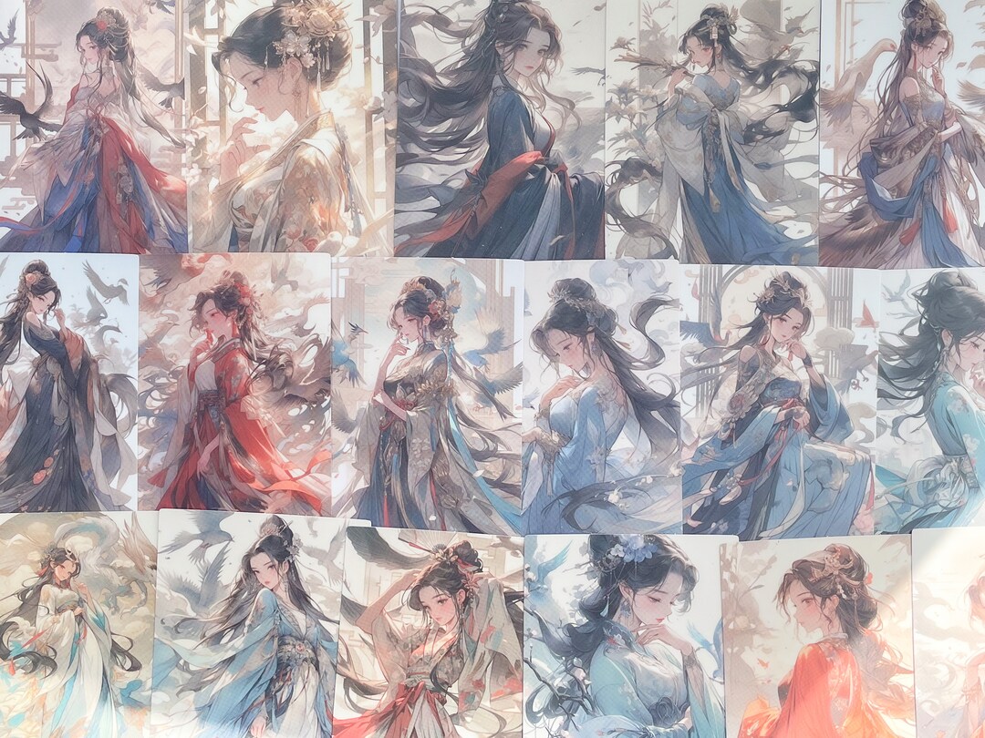 Dynasty Elegance Chinese Ancient Sticker Set Cultural Decals for ...