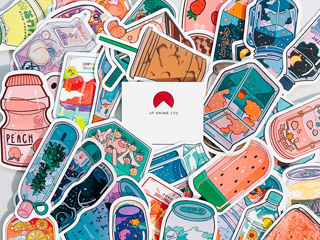 10 Random Drink Bottle Milk Box Sticker Bomb Pack! Waterproof Reusable ...