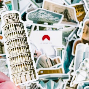 Architectural Icons World Famous Architects Sticker Set Artistic Decals ...